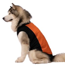 Trepaws Extra Large Dog Jacket Beedle - Black & Burnt Orange | Trespass